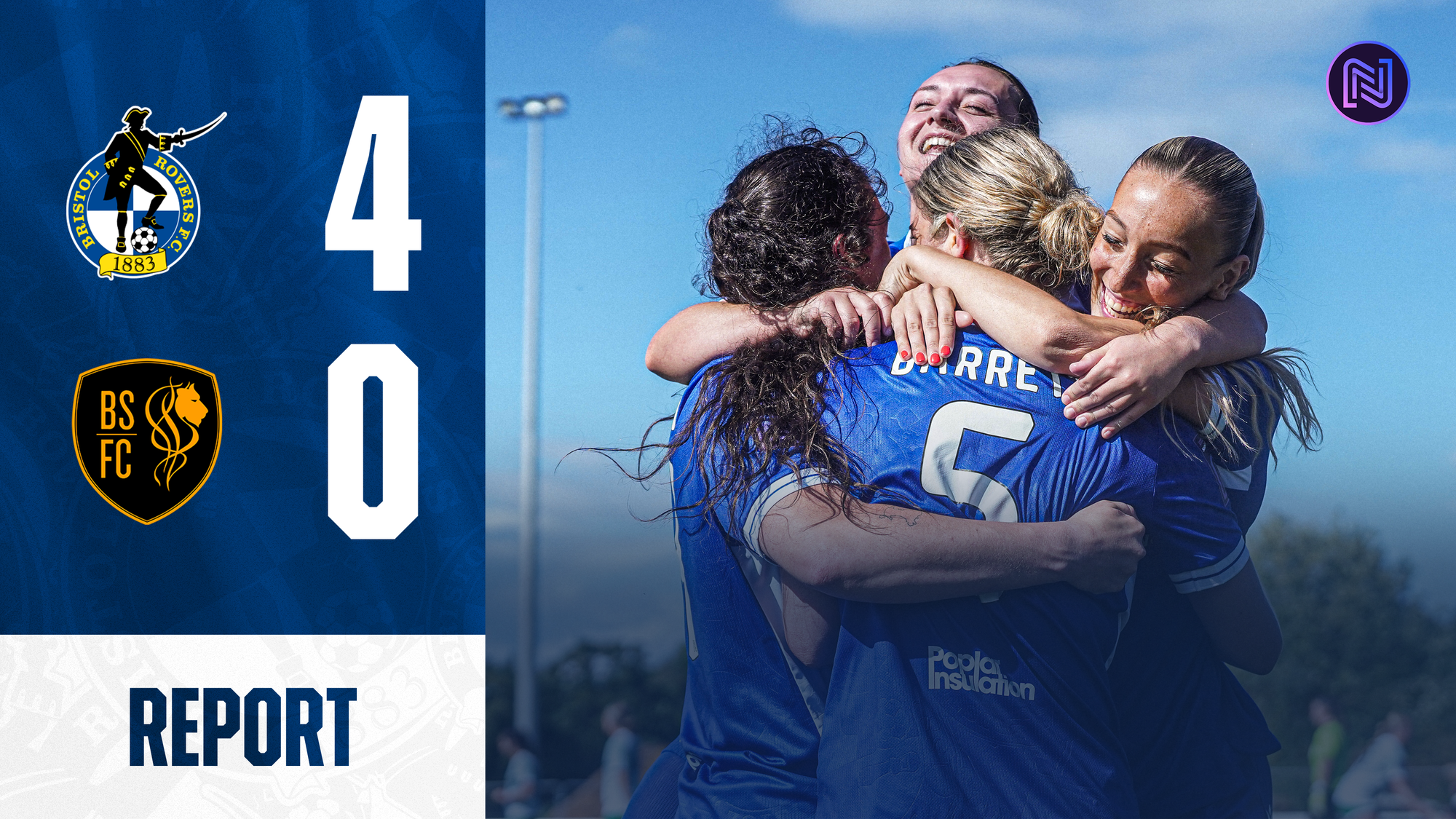 Gas Girls Hit Four and Keep Third Straight Clean Sheet | Bristol Rovers FC